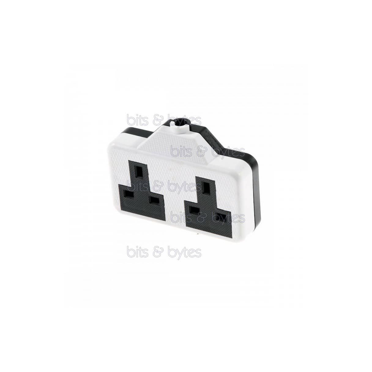 bits & bytes malta | 2 In-Line Multi Outlet Trailling Socket UK Plugs