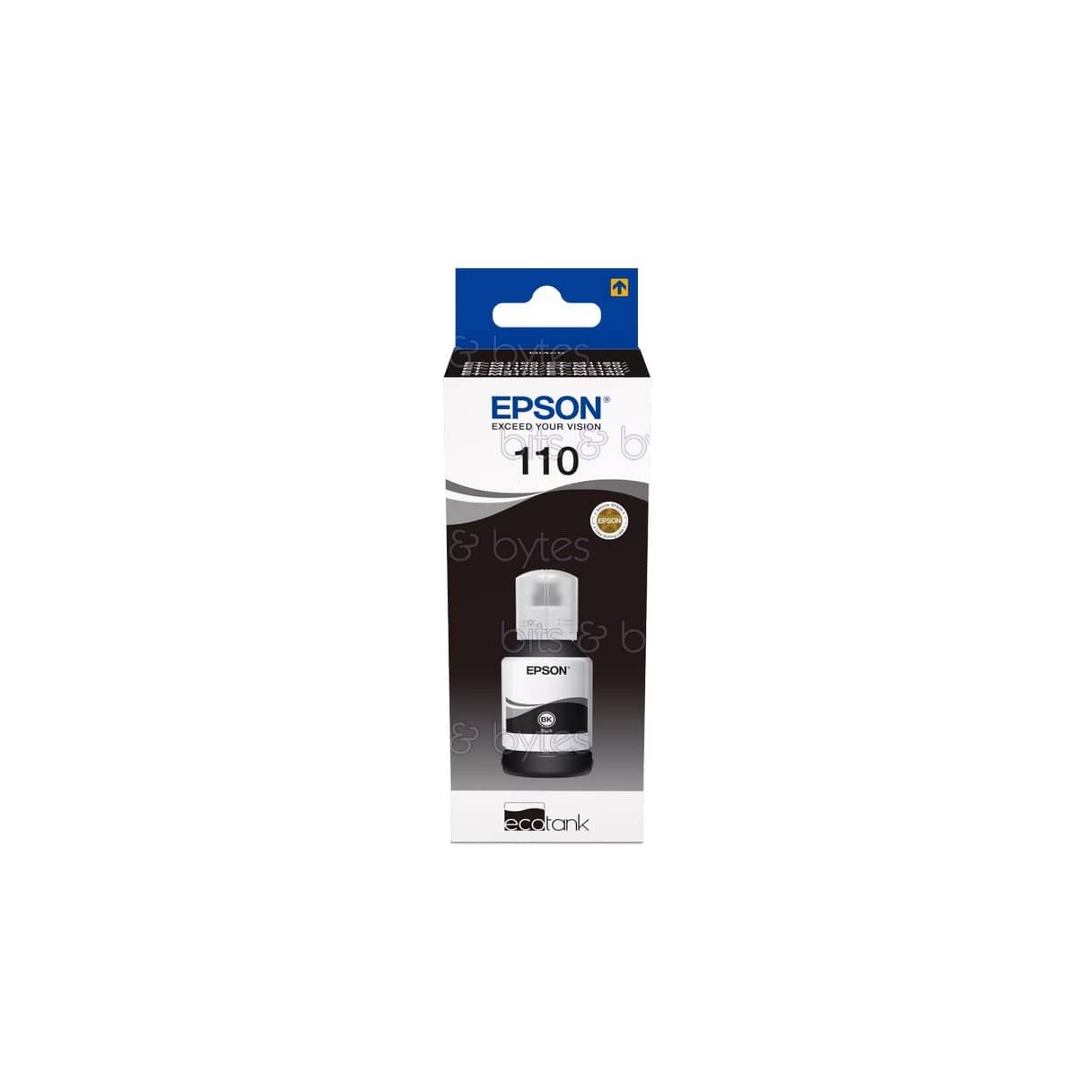 Epson 110 Ecotank 120ml Black Original Ink Bottle | bits & bytes malta