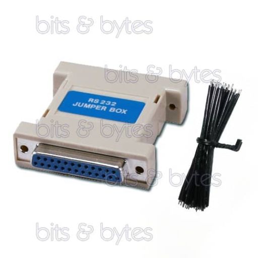 25pin D-Sub Plug to Socket Jumper Box Assembly | bits & bytes malta