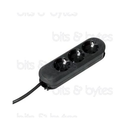 3 In-Line Multi Outlet Extension 1.5m Cable 16A German Plugs | bits ...