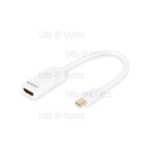Digitus Mini DisplayPort Plug to HDMI Socket Adapter Cable | bits ...