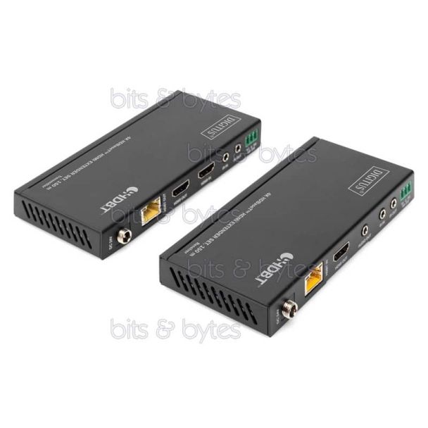 Digitus DS-55508 4K HDBaseT HDMI Extender Set over CAT6a or CAT7 ...