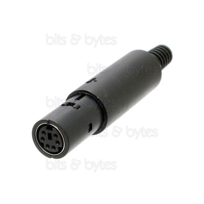 6pin Mini-DIN Socket Connector | bits & bytes malta