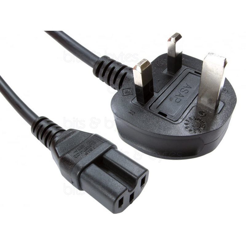 0.75m Cisco Power Cable - 13A UK Plug to IEC C15 | bits & bytes malta